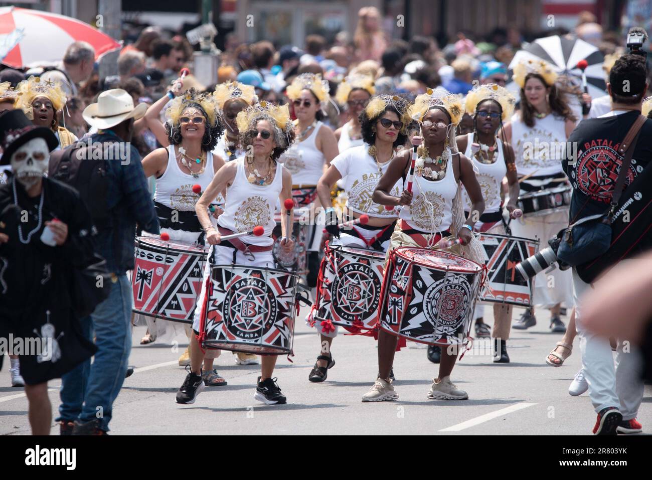 June 18, 2023, NewYork, New York: (NEW) The Mermaid Parade in Coney ...