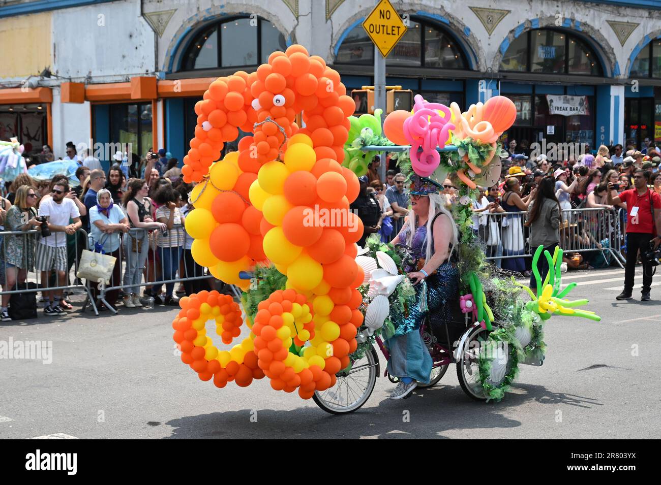 June 18, 2023, NewYork, New York: (NEW) The Mermaid Parade in Coney ...
