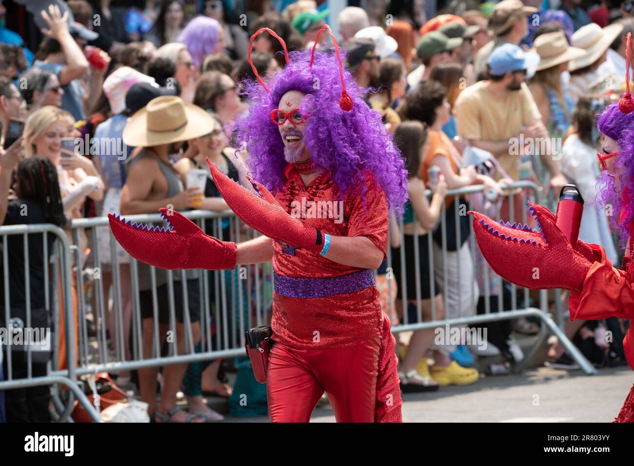 June 18, 2023, NewYork, New York: (NEW) The Mermaid Parade in Coney ...