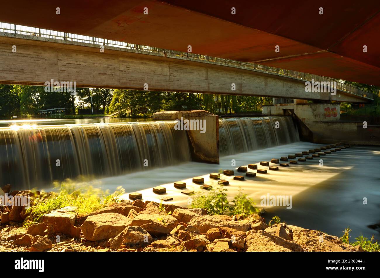 Beautiful long waterfall in hi-res stock photography and images - Alamy