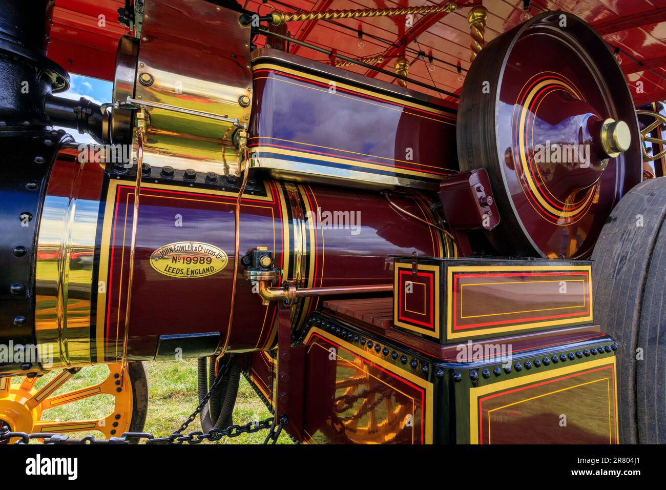 Modern 2016 Fowler Super Lion B6 new-build showman’s engine ‘Onward’ at ...