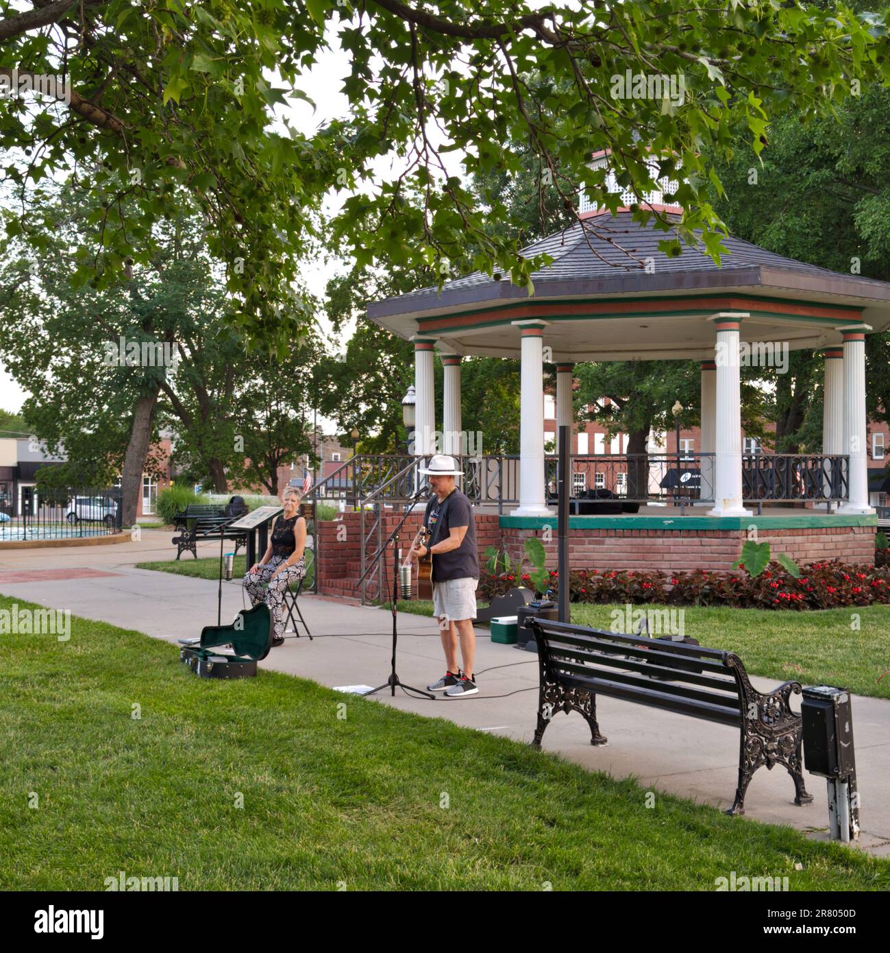 Paola, Kansas - June 17, 2023: 3 Bricks Shy Performing Live at Paola ...
