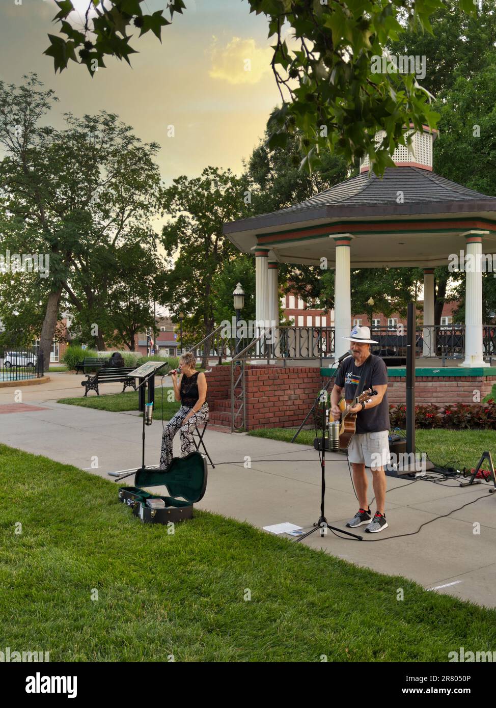 Paola, Kansas - June 17, 2023: 3 Bricks Shy Performing Live at Paola ...