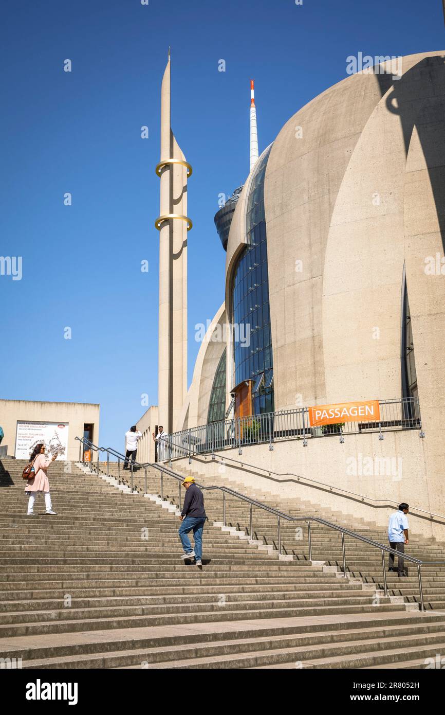the DITIB mosque of the Turkish-Islamic Union for Religious Affairs in ...