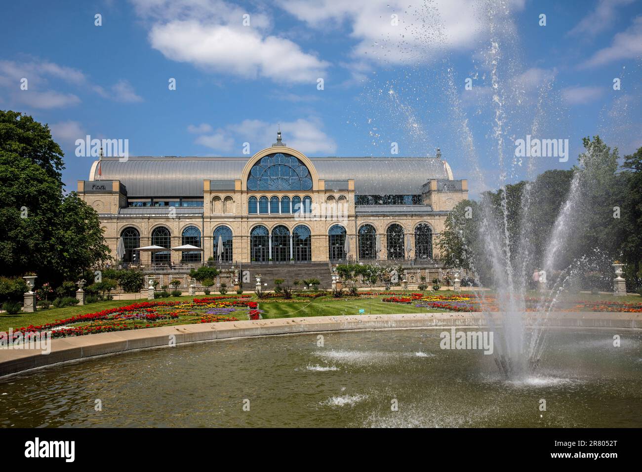 the main building of the Flora (Palais im Park) in the Botanical Garden ...