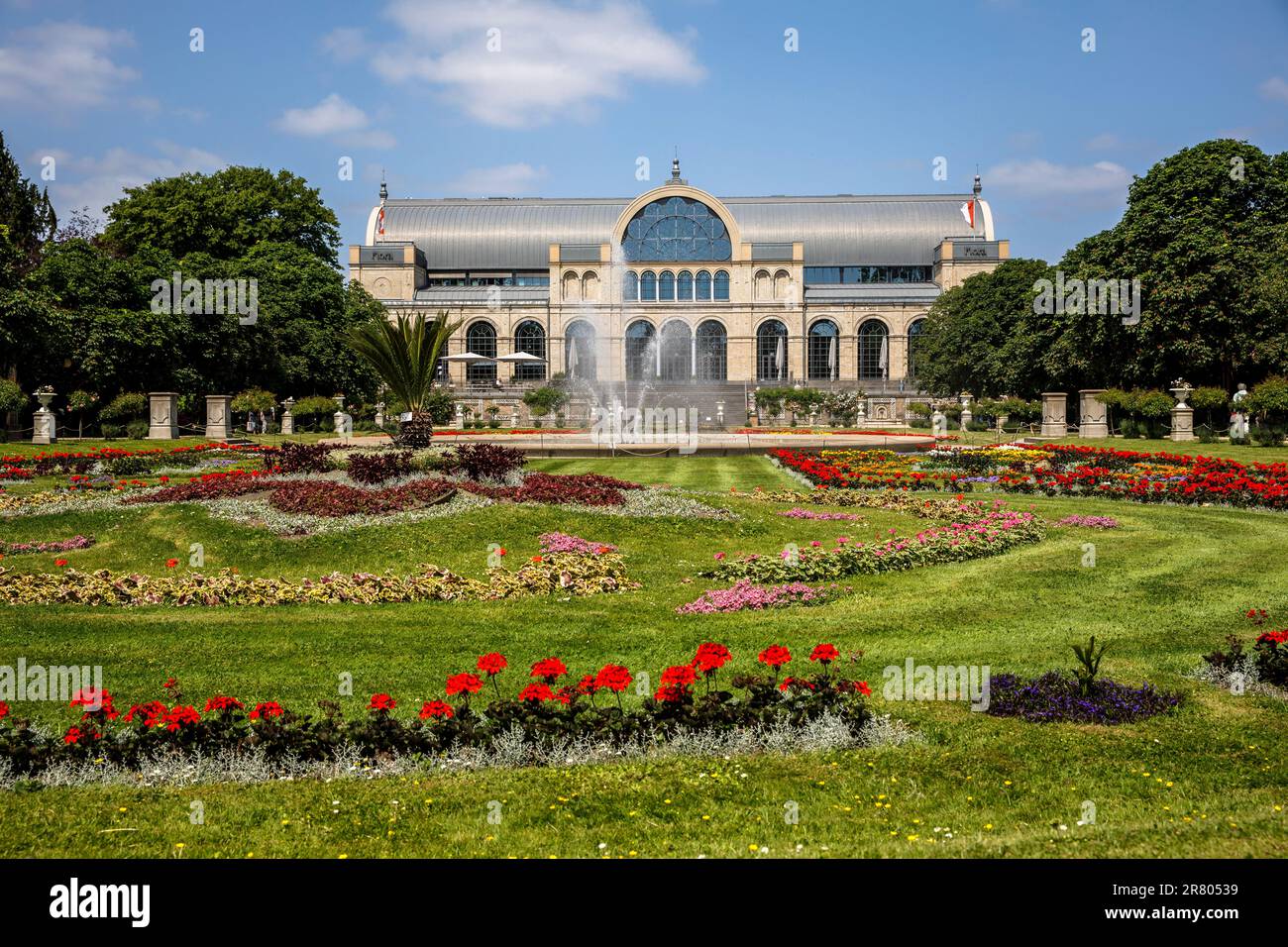the main building of the Flora (Palais im Park) in the Botanical Garden ...