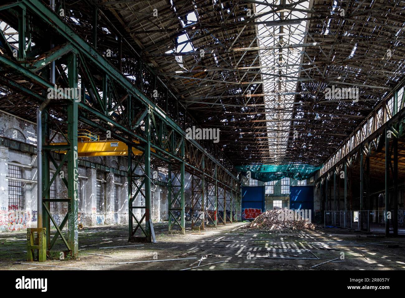 KHD large engine hall of the former Gas Engine Factory Deutz of the ...