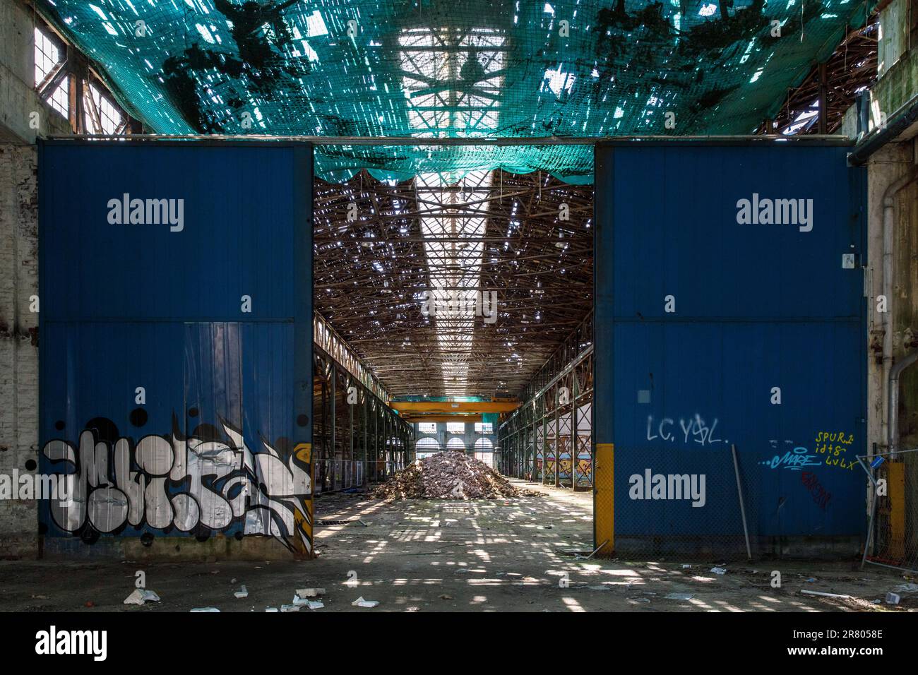 KHD large engine hall of the former Gas Engine Factory Deutz of the ...
