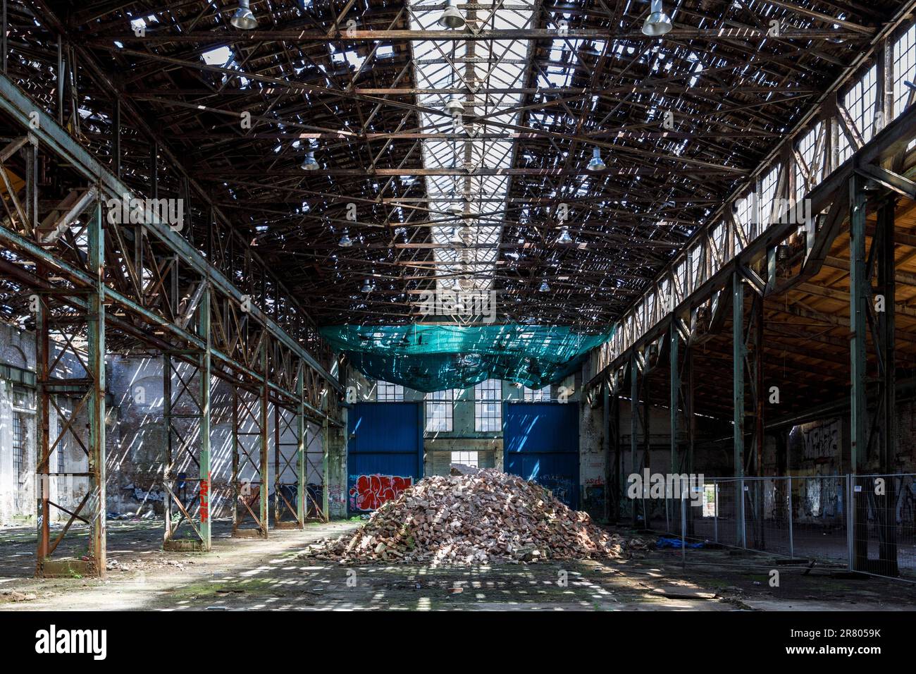 KHD large engine hall of the former Gas Engine Factory Deutz of the ...