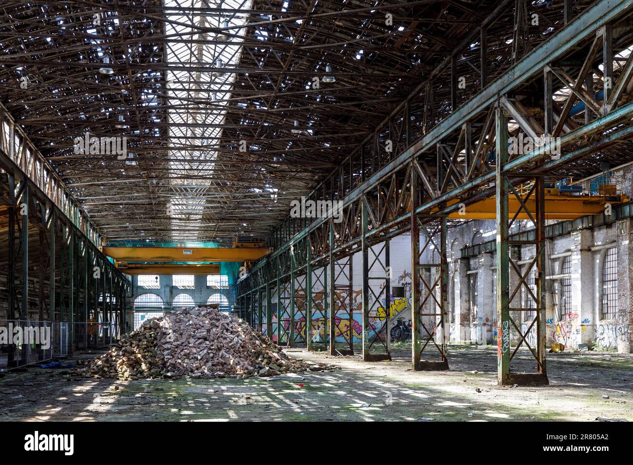 KHD large engine hall of the former Gas Engine Factory Deutz of the ...