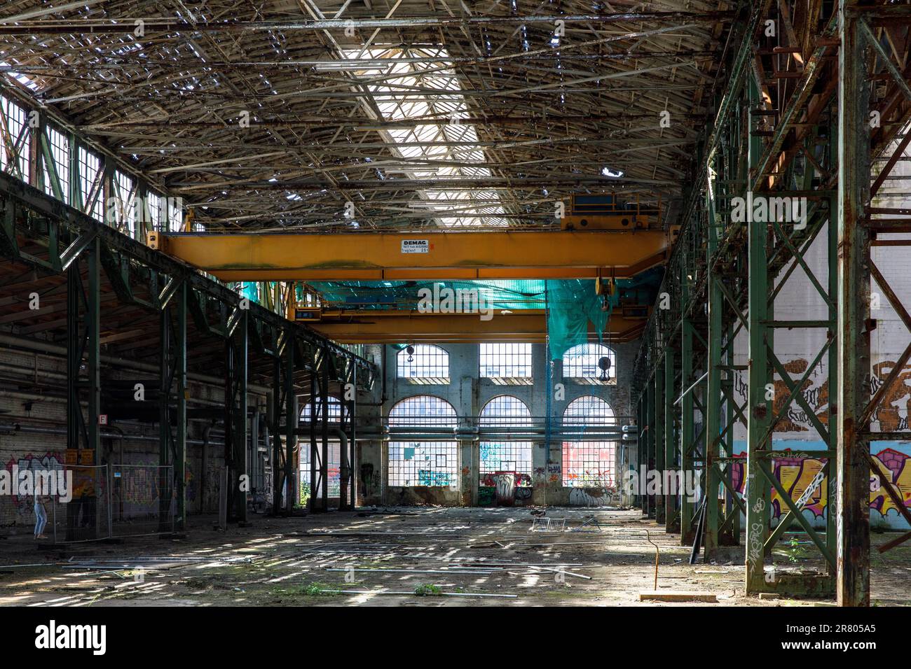 KHD large engine hall of the former Gas Engine Factory Deutz of the ...