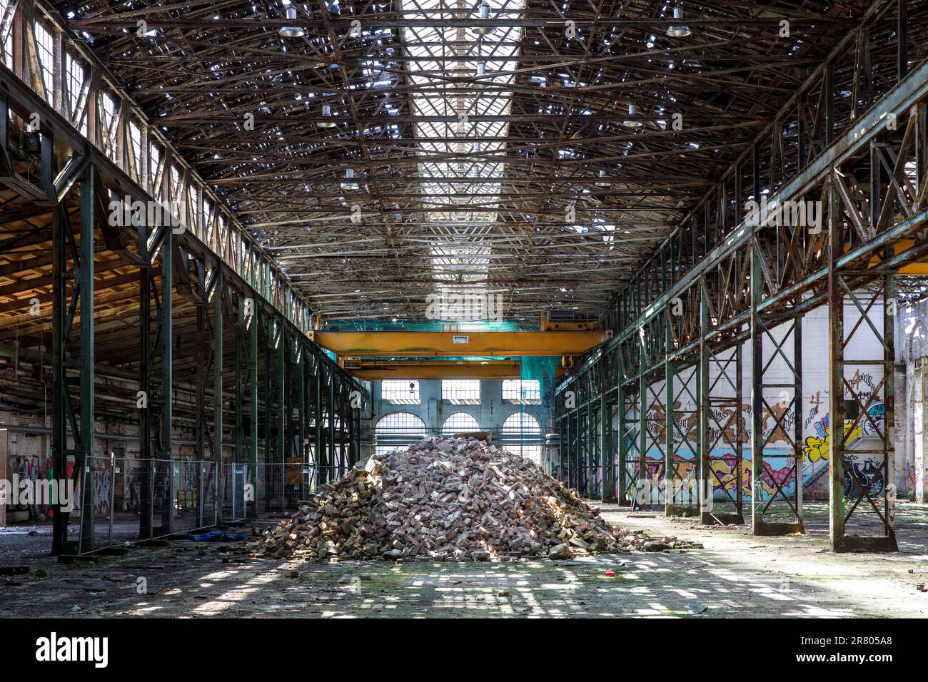 KHD large engine hall of the former Gas Engine Factory Deutz of the ...
