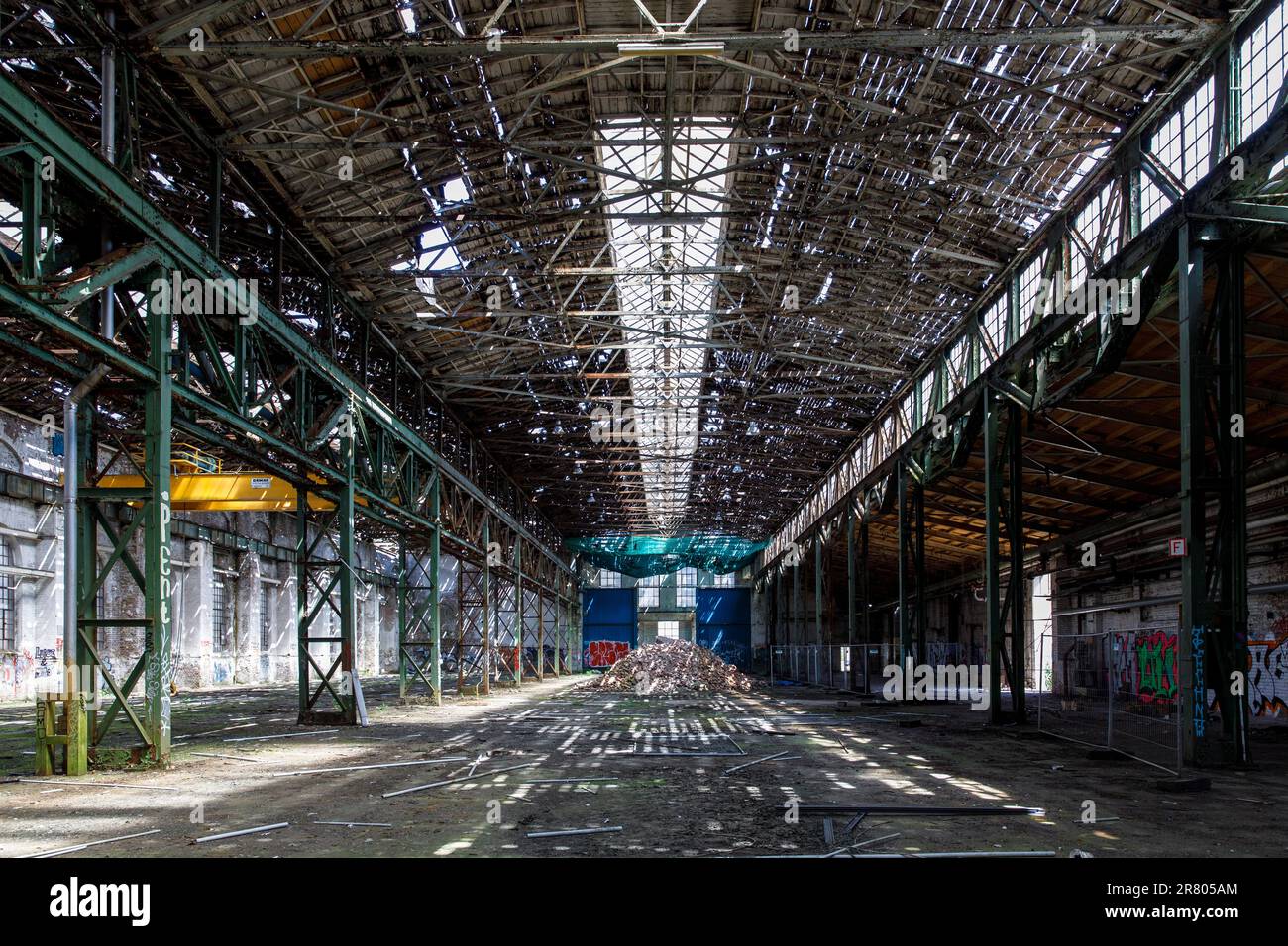 KHD large engine hall of the former Gas Engine Factory Deutz of the ...