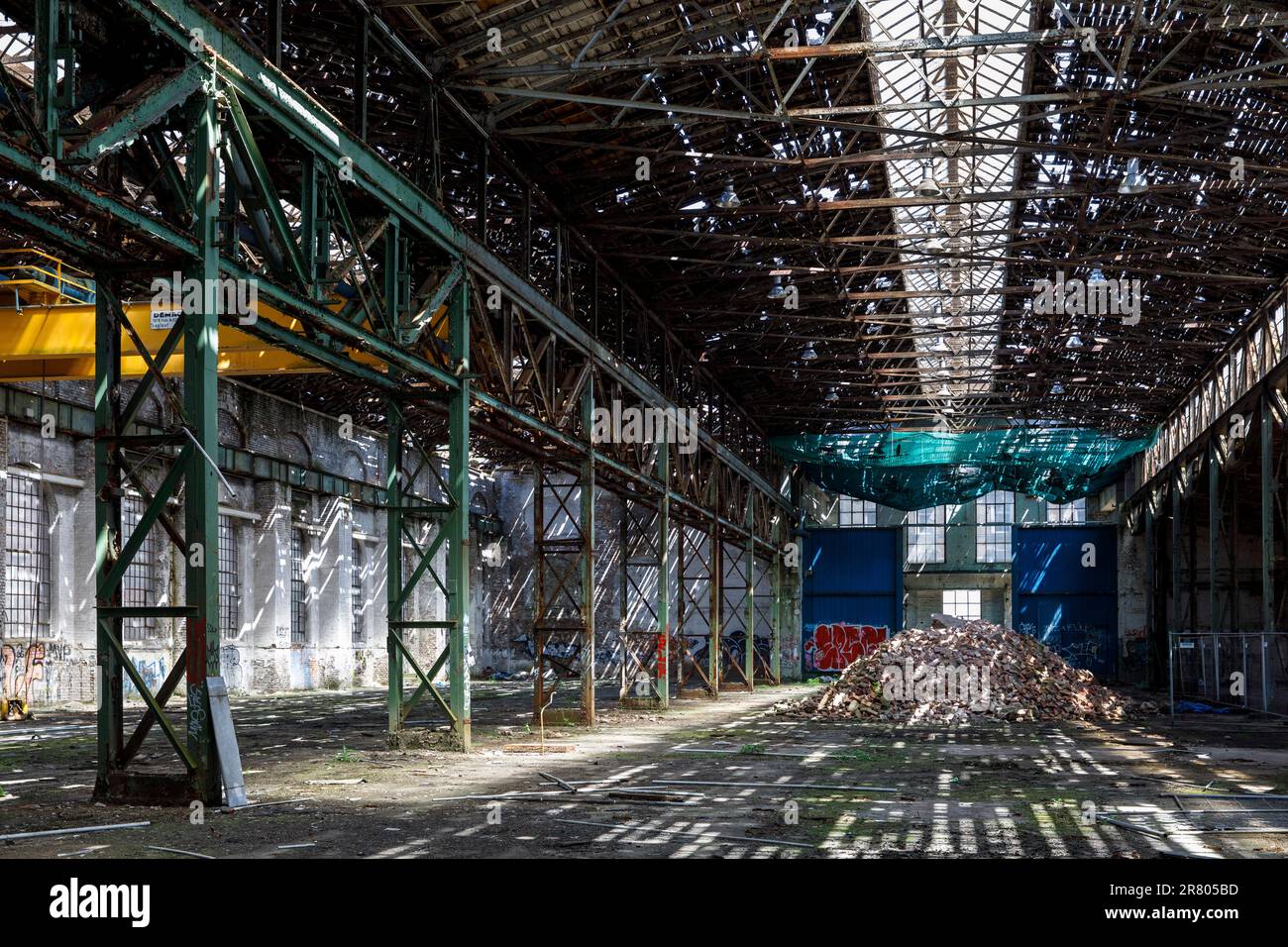 KHD large engine hall of the former Gas Engine Factory Deutz of the ...