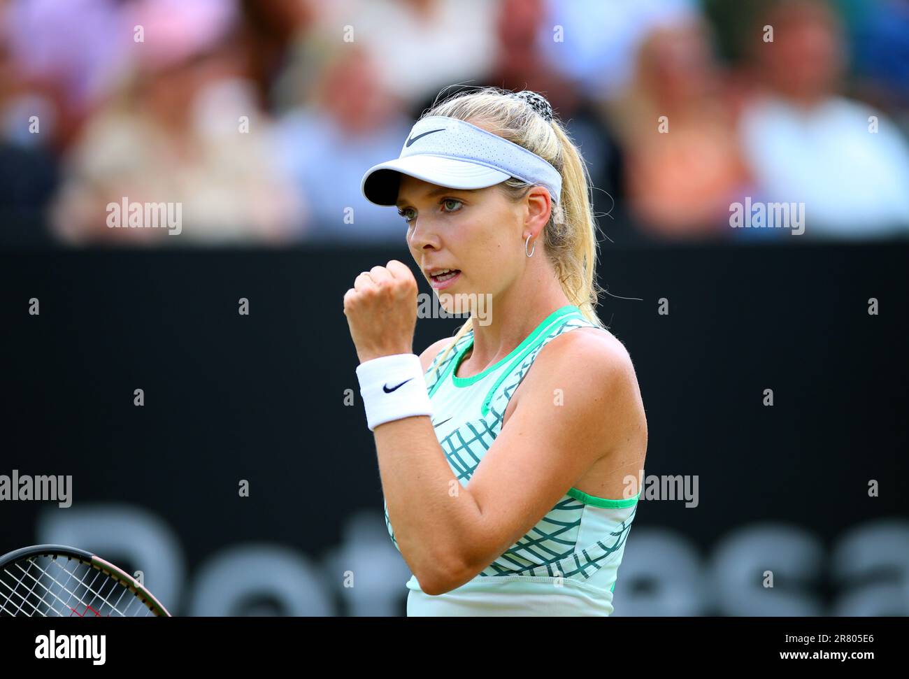 Katie Boulter celebrates during the Women's singles final match against ...