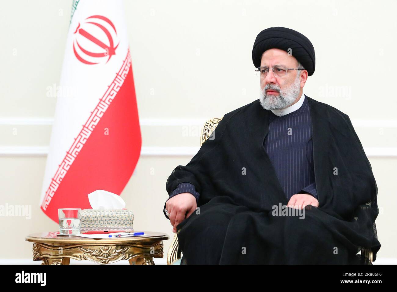 Tehran, Iran. 17th June, 2023. Iranian President EBRAHIM RAISI talking ...