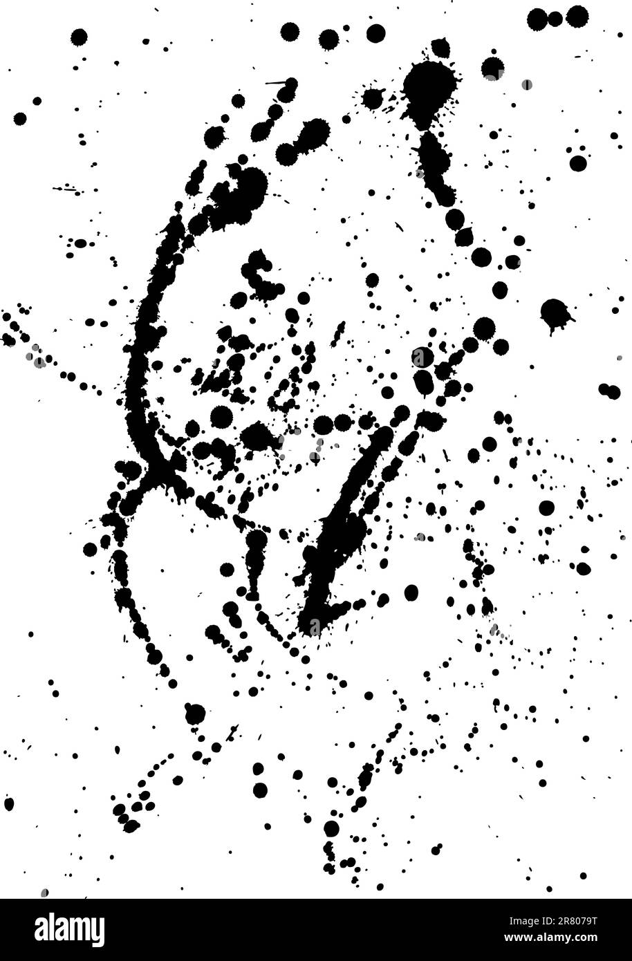 Ink Spatters-2 (+clipping path for easy background removing if needed ...