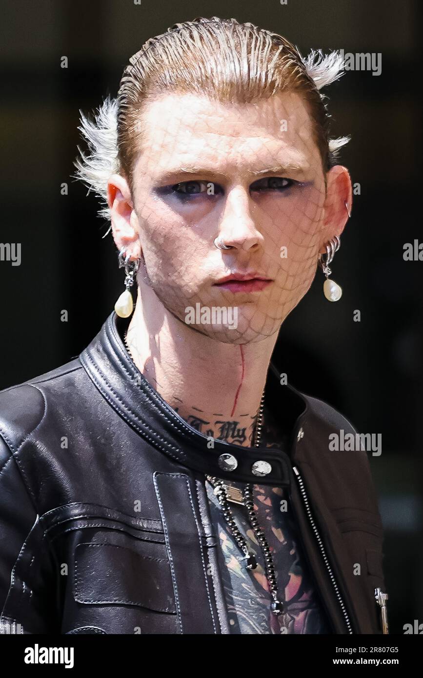 Milan, Italy. 17th June, 2023. American singer and actor Machine Gun ...