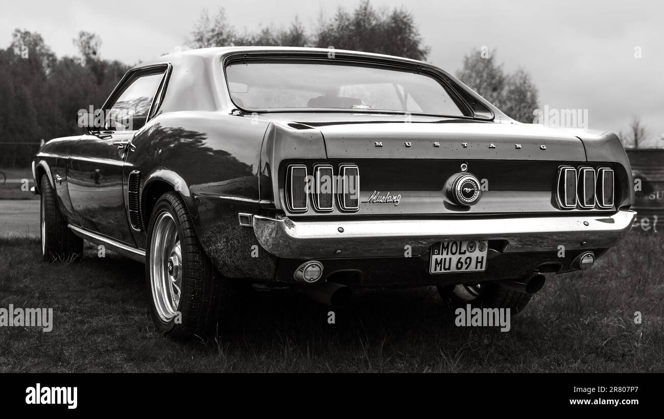 FINOWFURT, GERMANY - MAY 06, 2023: The muscle car Ford Mustang hardtop ...
