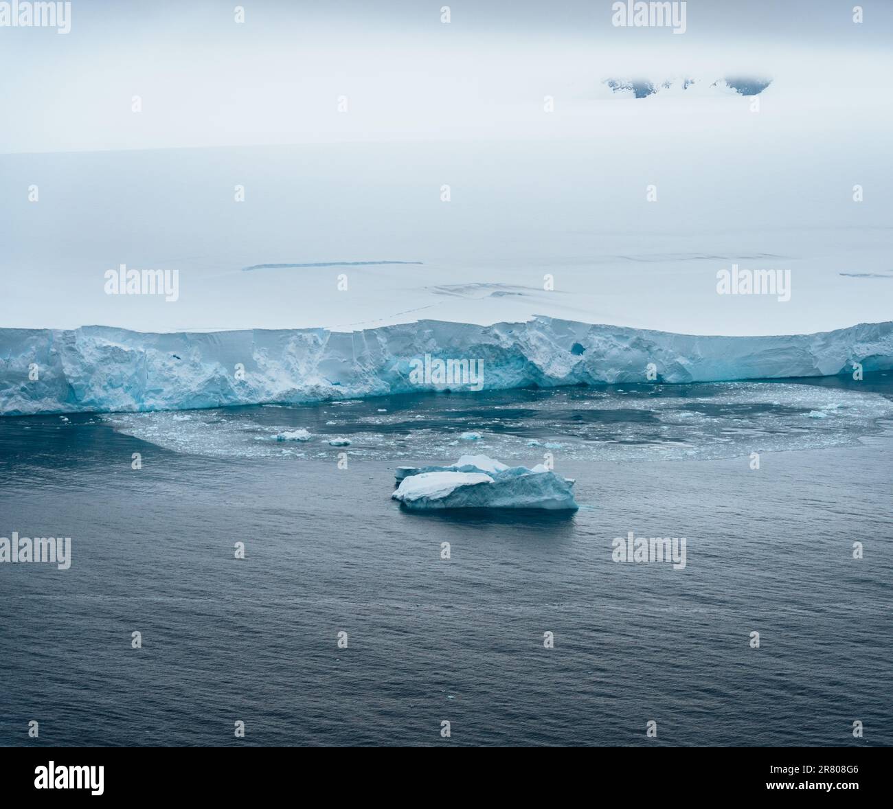 A floating iceberg in the antarctic peninsula, antarctica and arctic ...