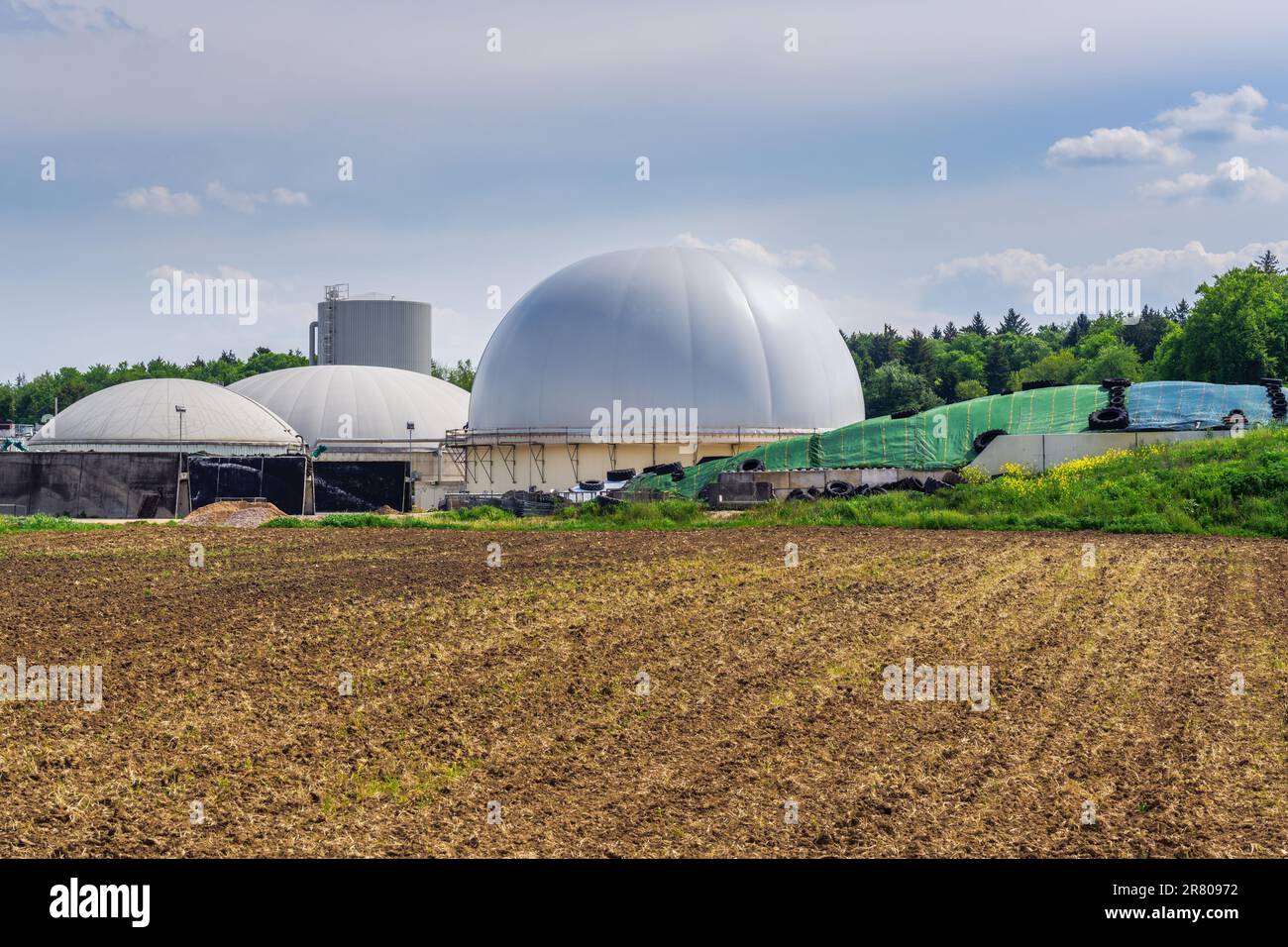 Facility for bio energy production Stock Photo - Alamy