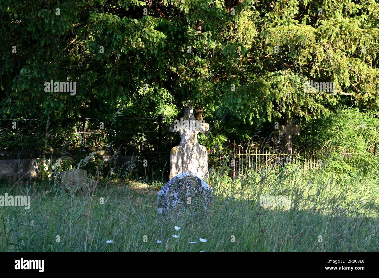 Headstone marking the grave of Christopher Wordsworth, younger brother ...