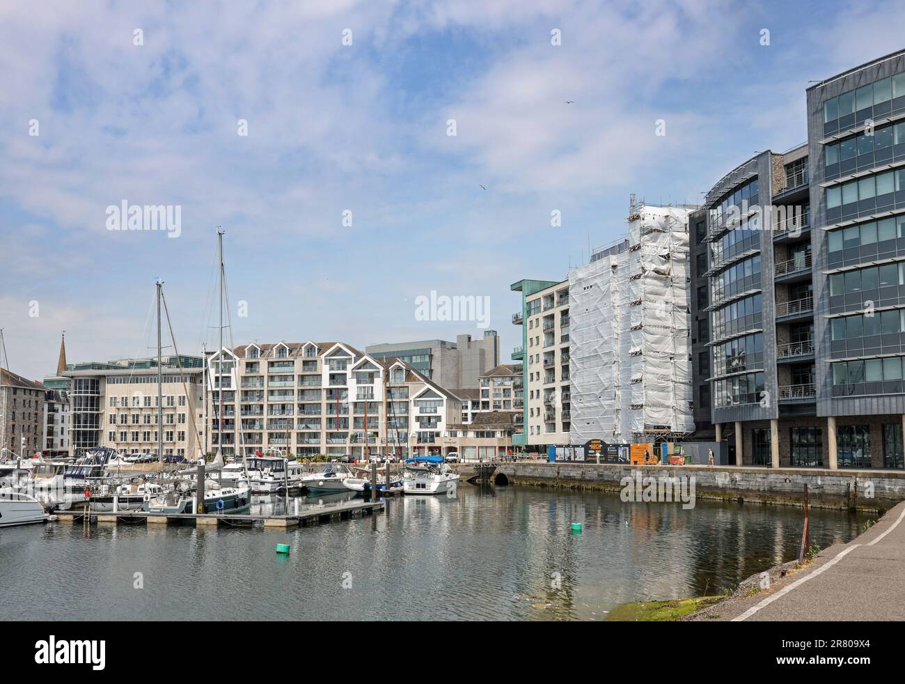 The Harbour Arch Quay block of upmarket waterside housing nearing ...