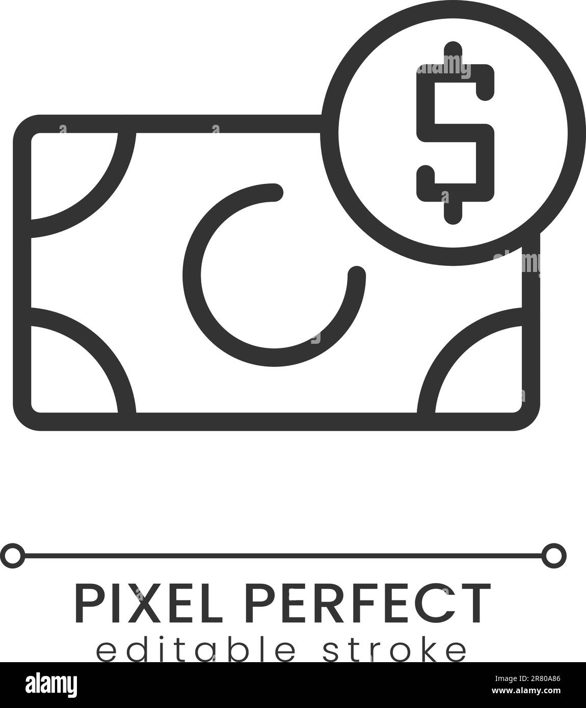 Money coin pixel dollar Black and White Stock Photos & Images - Alamy