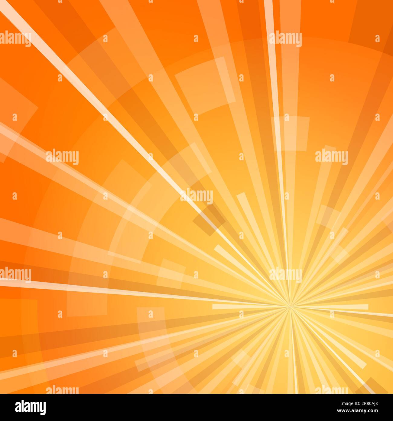 Yellow and Orange digital shine with transparent particles around Stock ...