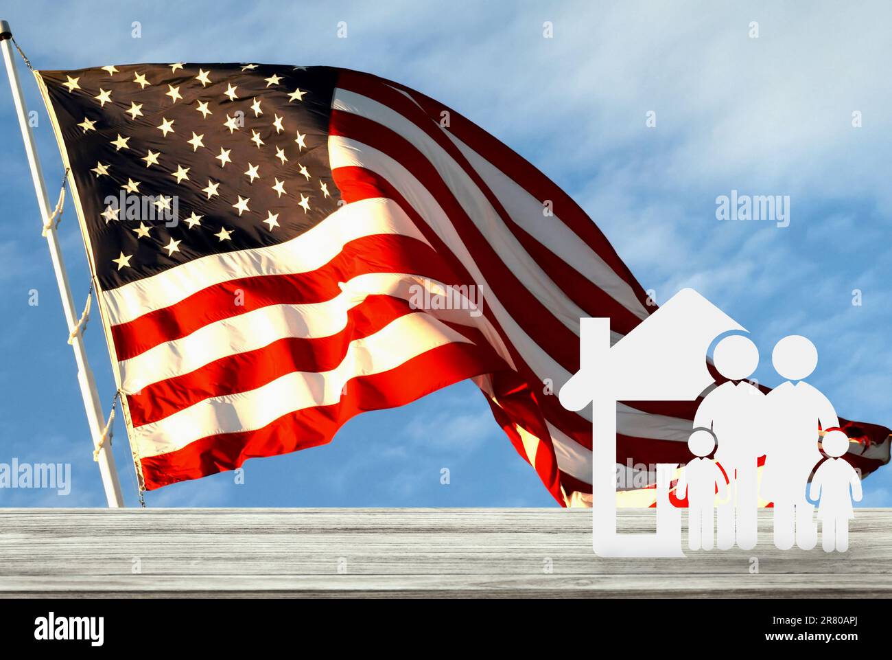 Children united states patriotism hi-res stock photography and images ...
