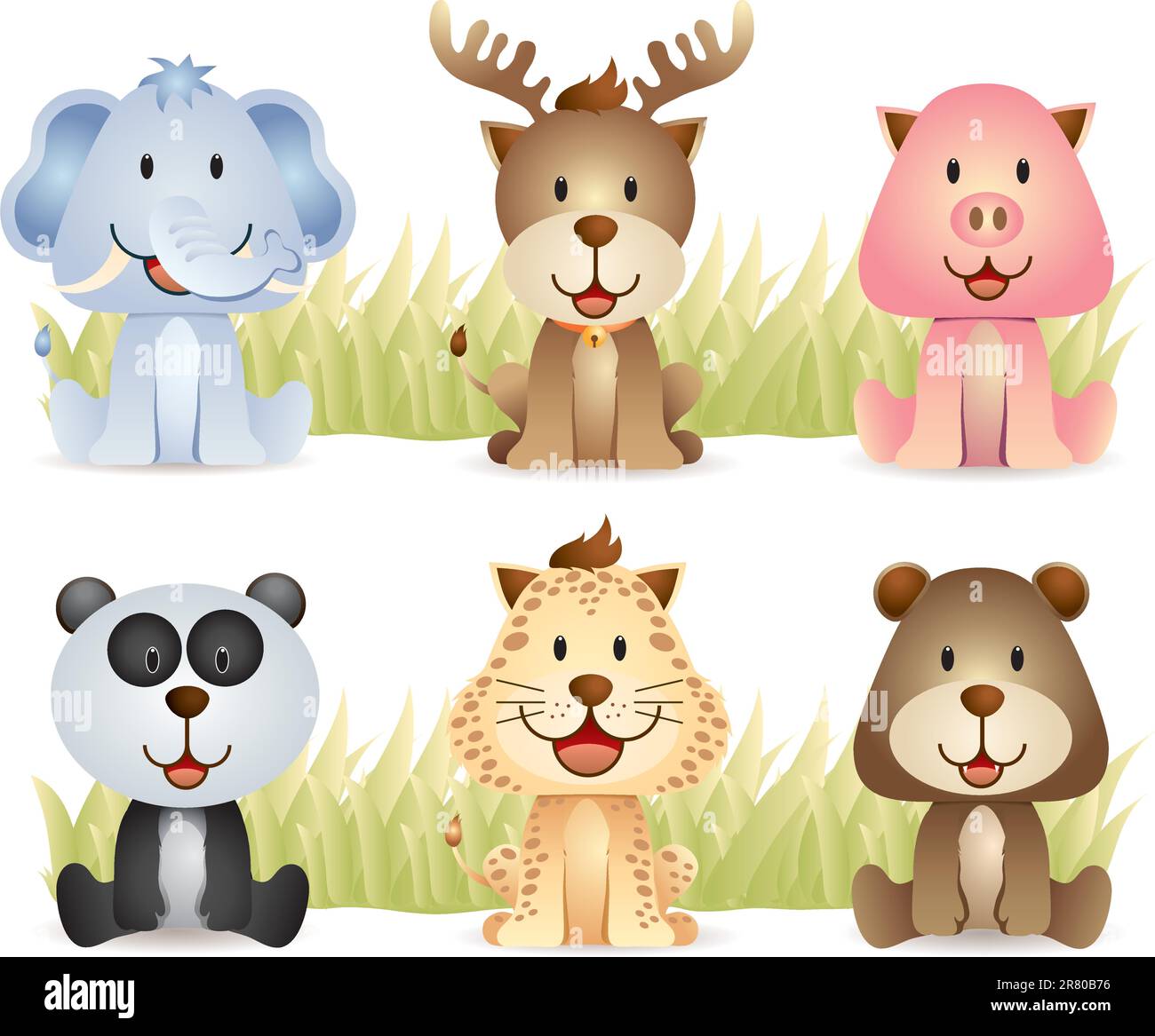 Painting by an elephant Stock Vector Images - Alamy