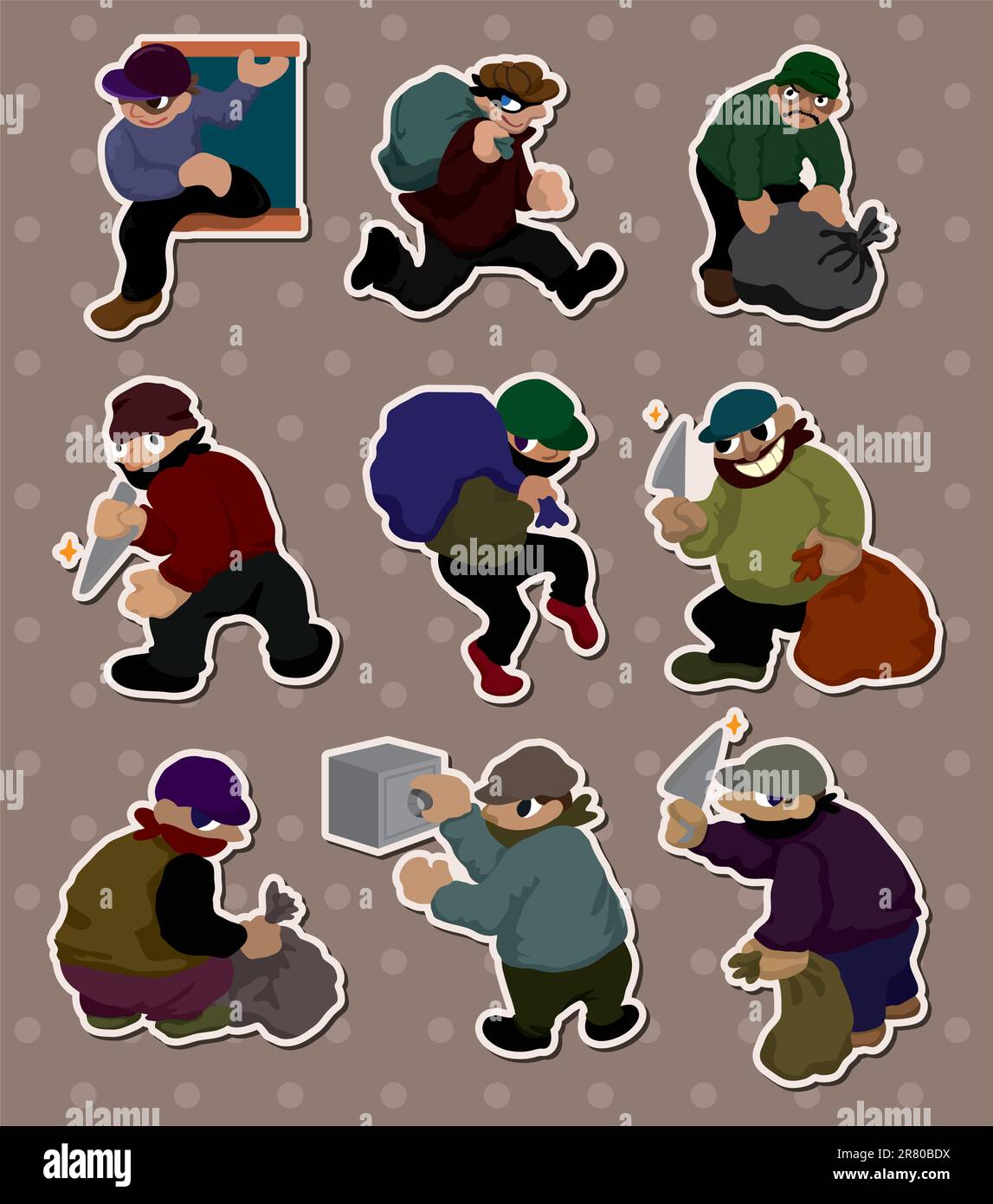 Art Thief Stock Vector Images Alamy