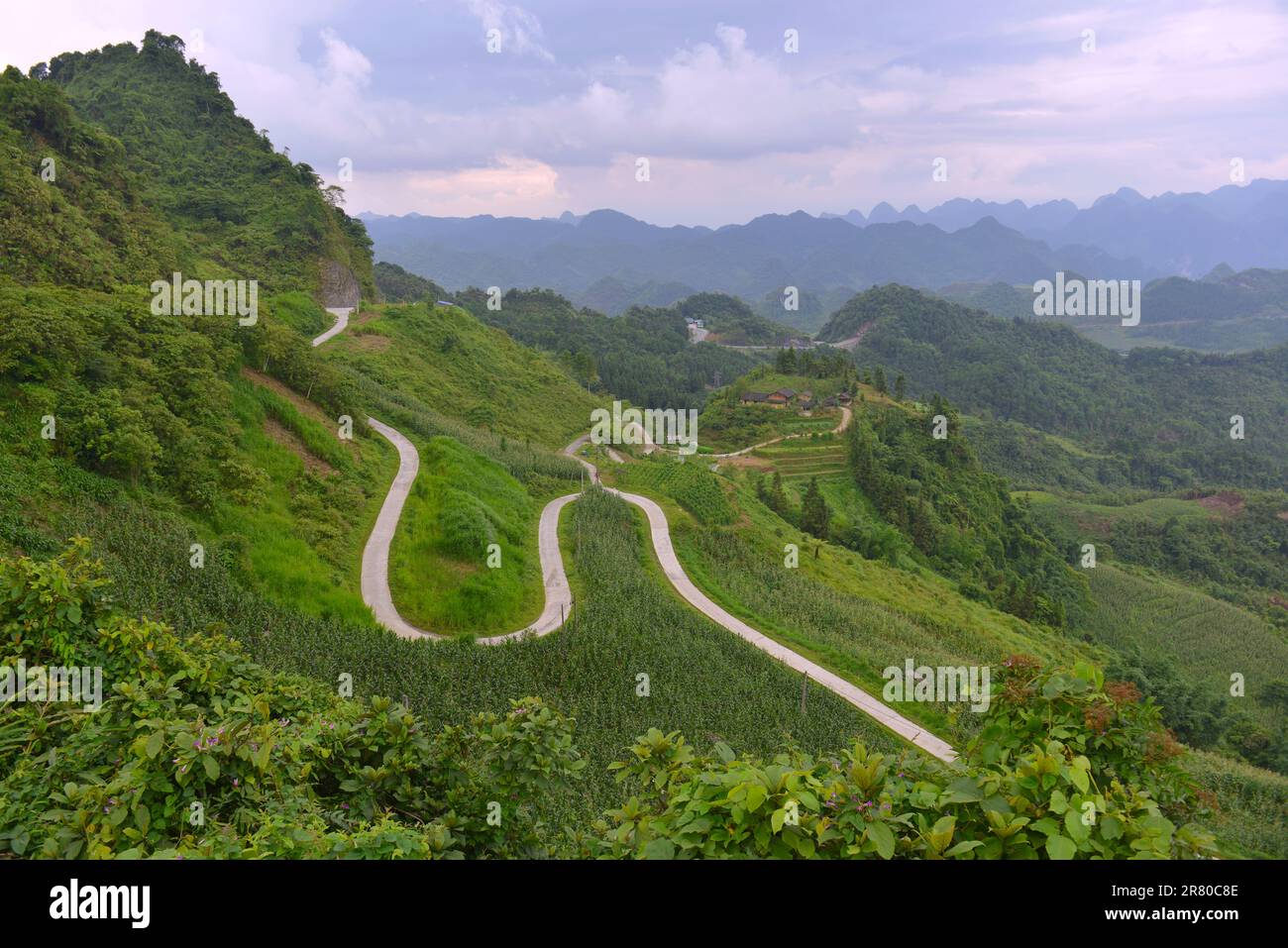 Overlooking Heaven Gate in Quan Ba. Ha Giang Loop is a popular ...