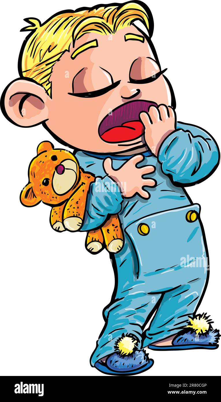 Yawning Stock Illustration Illustration Of Cartoon Info Cartoon Tired