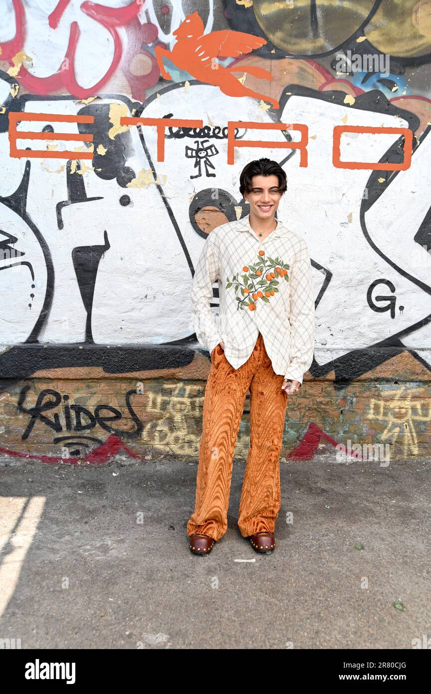 Milan, Italy. 18th Jan, 2023. Milan Fashion Week, spring summer 2024 ...