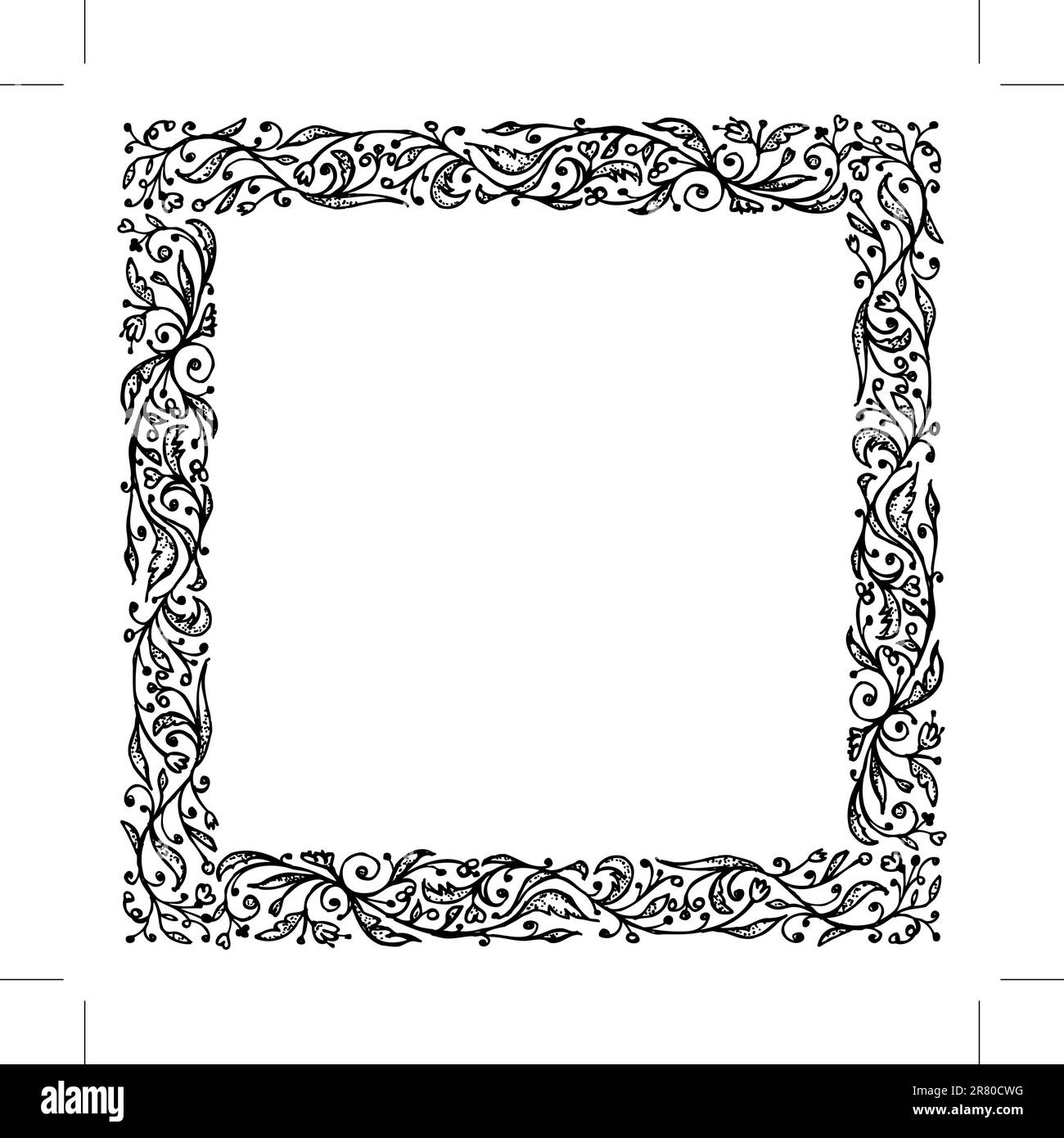 Illustration drawing design hand Black and White Stock Photos & Images ...