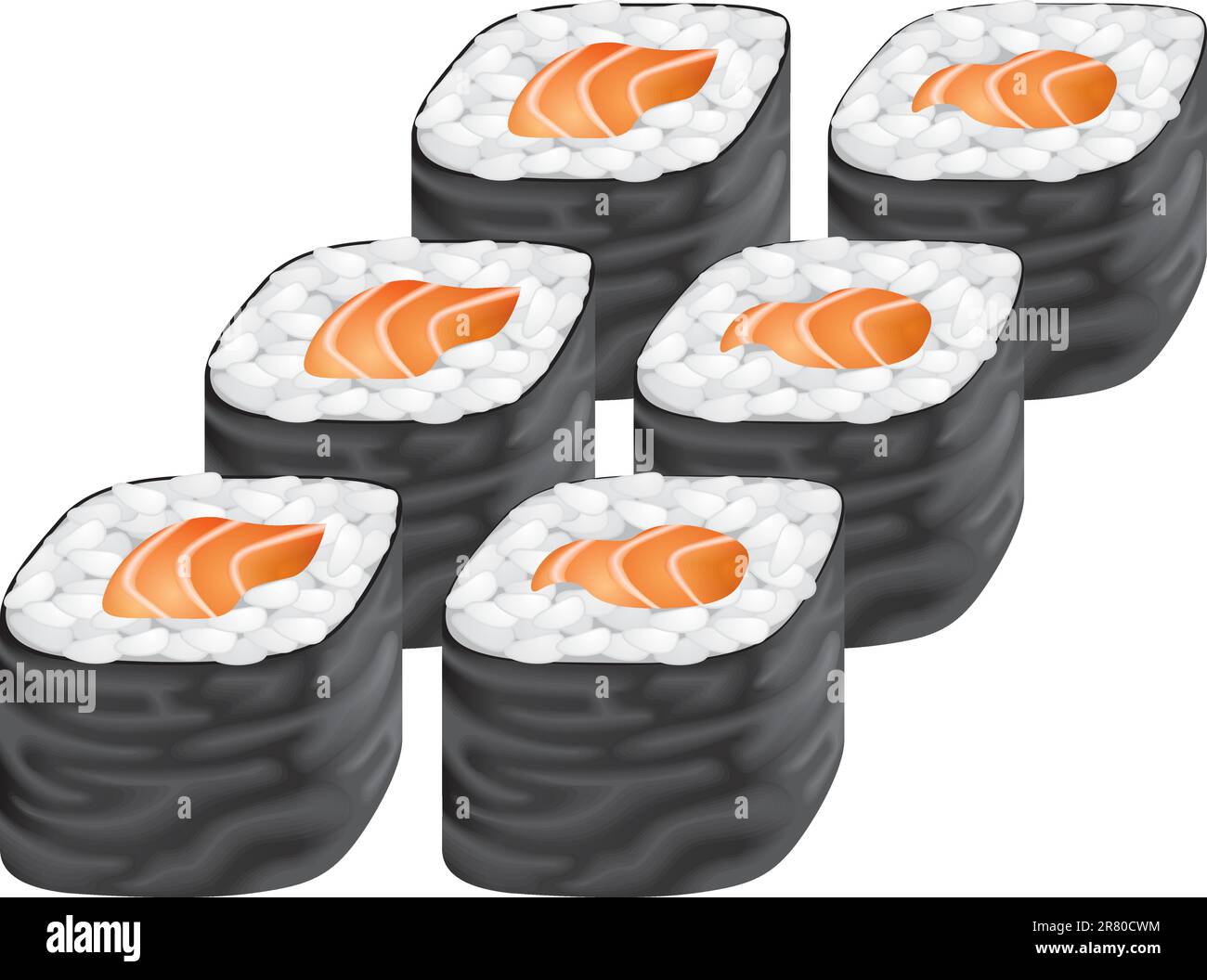 Rolls and fruit Stock Vector Images - Alamy