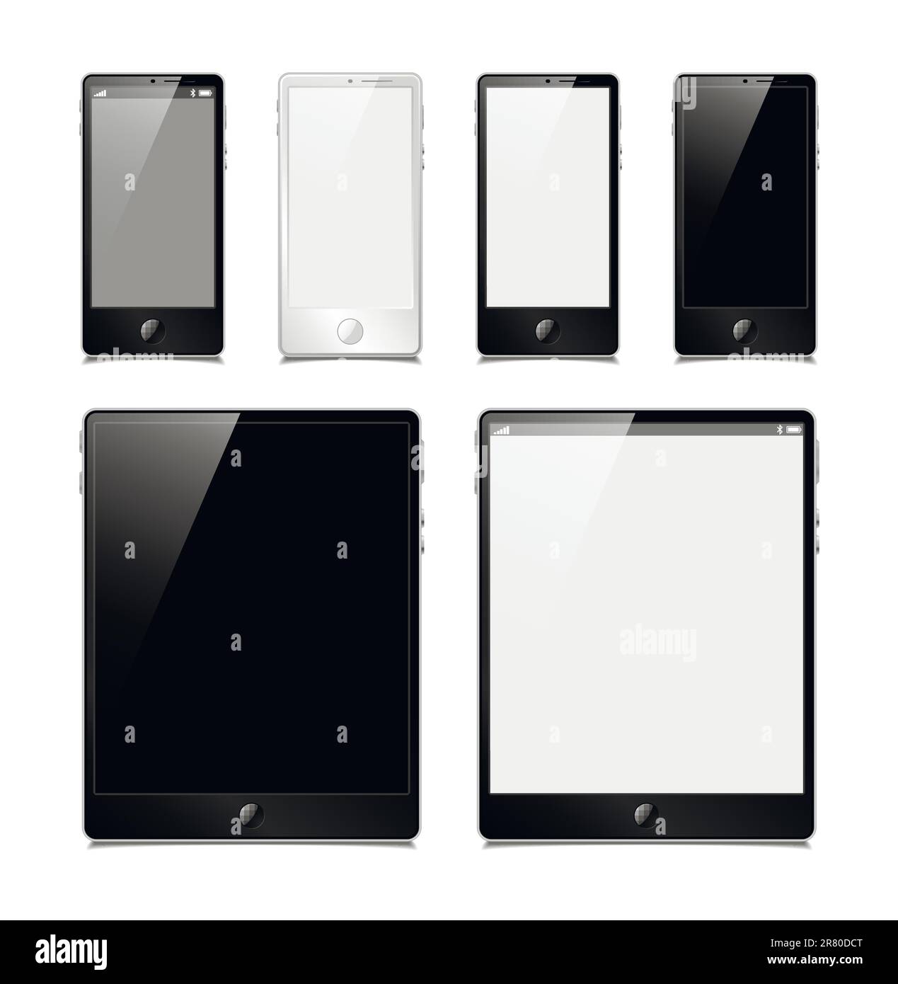 vector set, tablets and smartphones Stock Vector Image & Art - Alamy