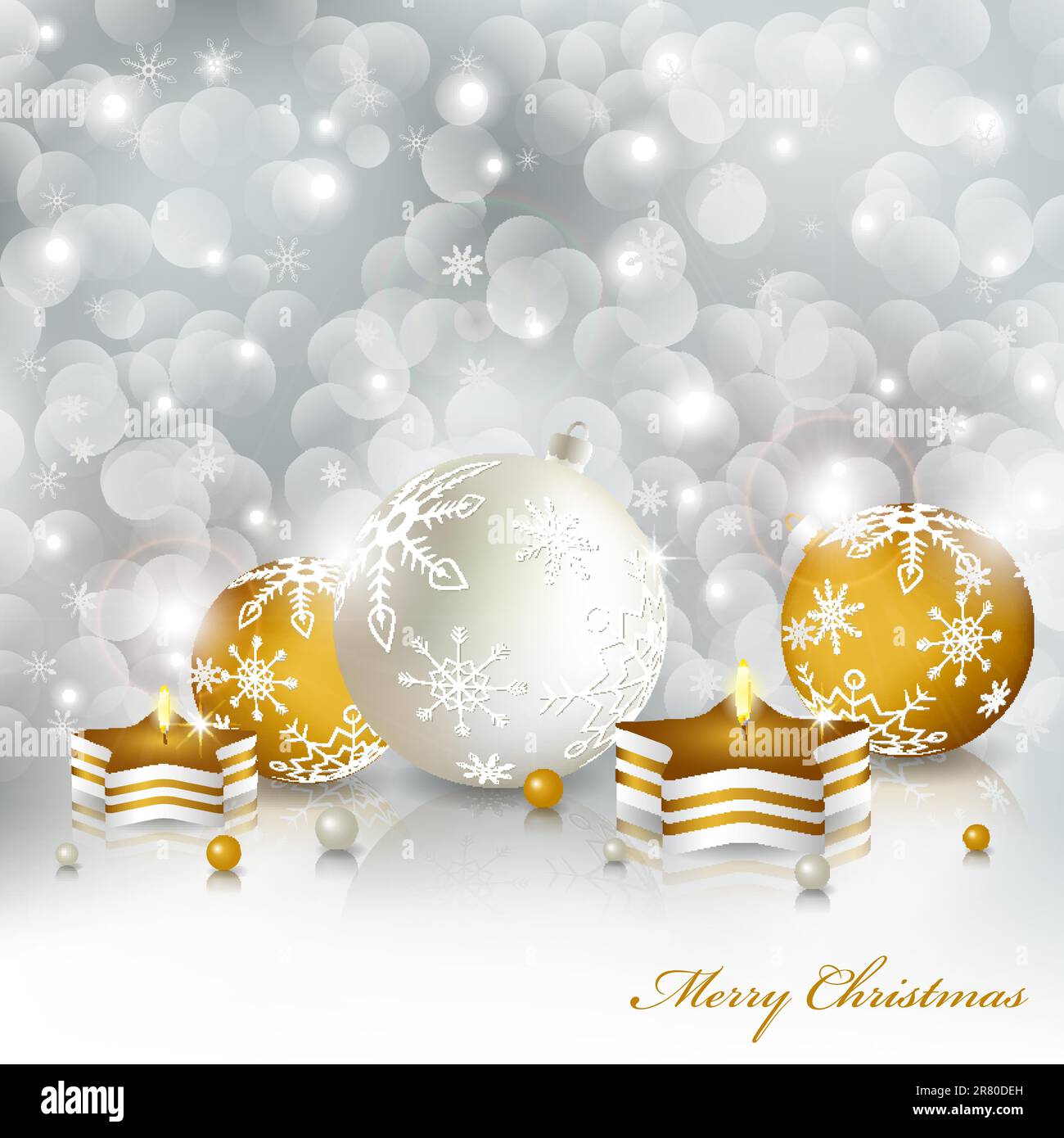 Detail silver star decoration Stock Vector Images - Alamy