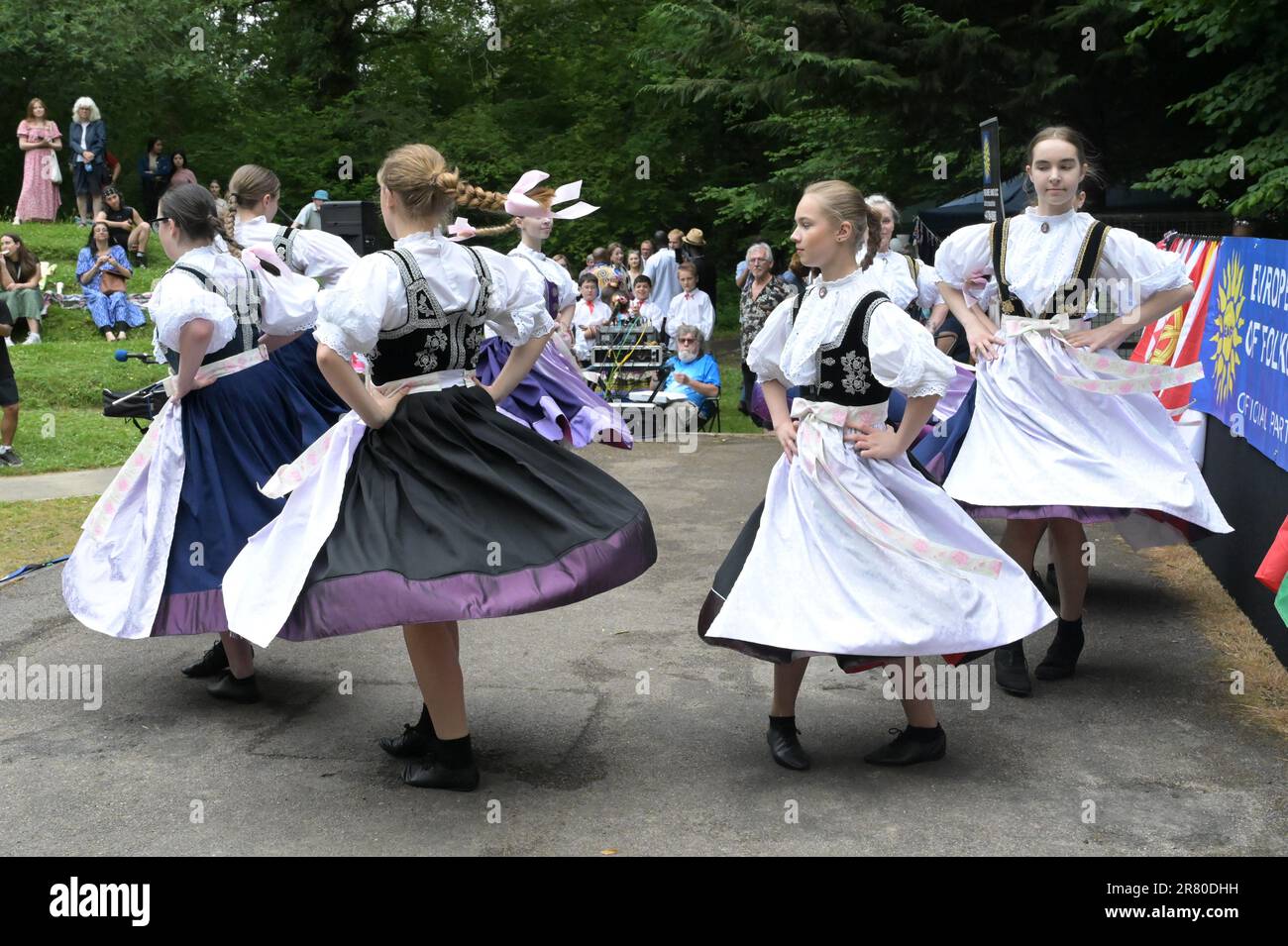 Crawley, West Sussex, UK-June 18th 2023 : Polish Female Folk Country ...