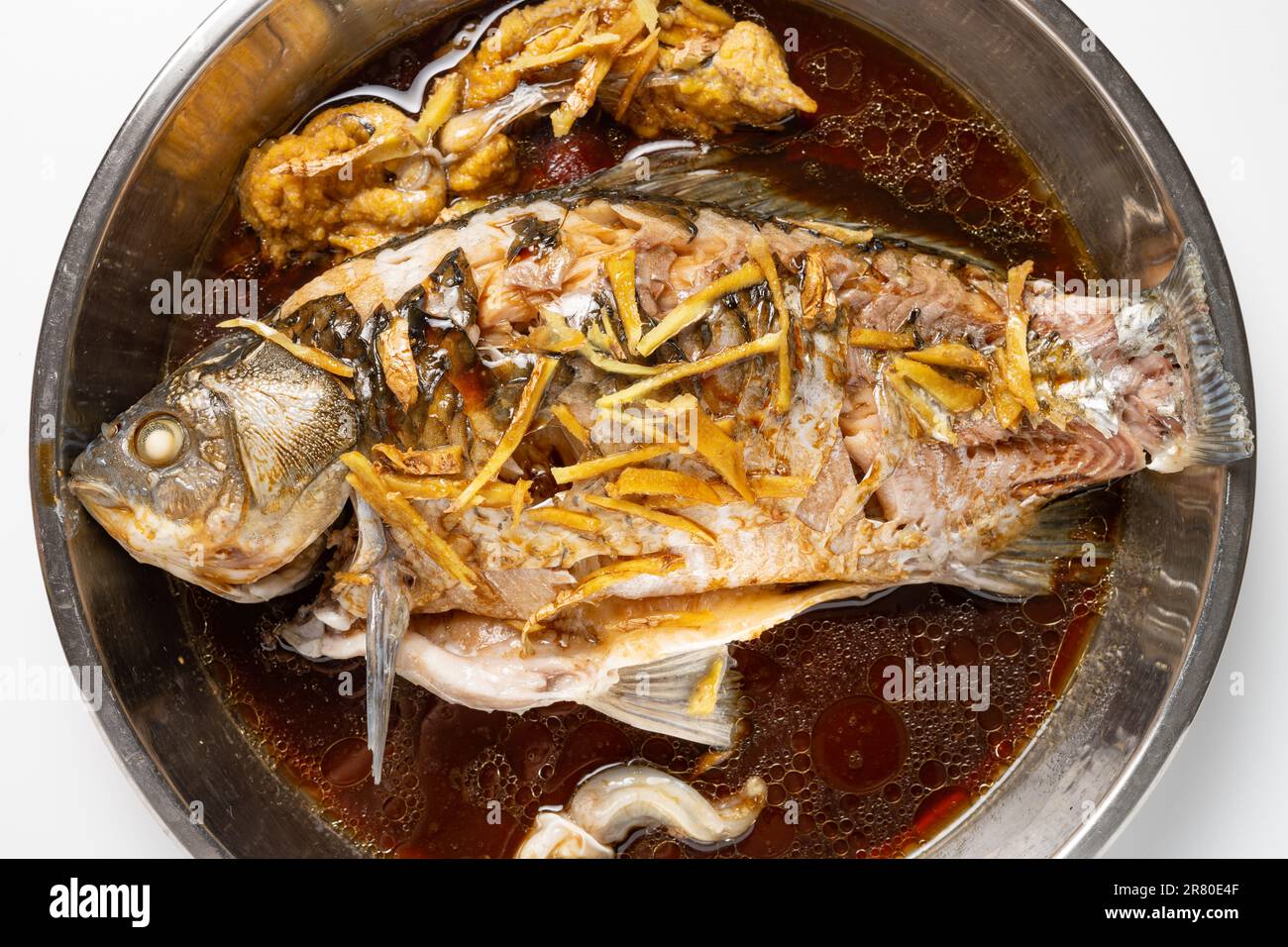 Steamed whole fish chinese dish hi-res stock photography and images - Alamy
