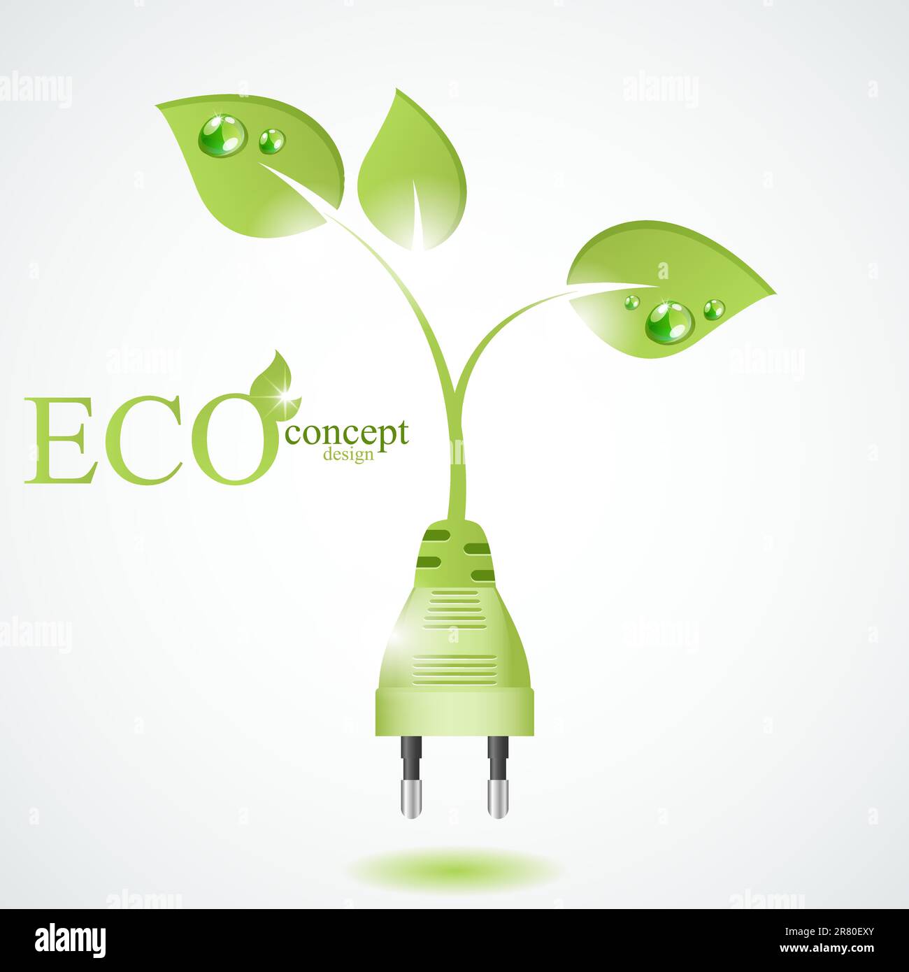 Eco design plant Stock Vector Images - Alamy