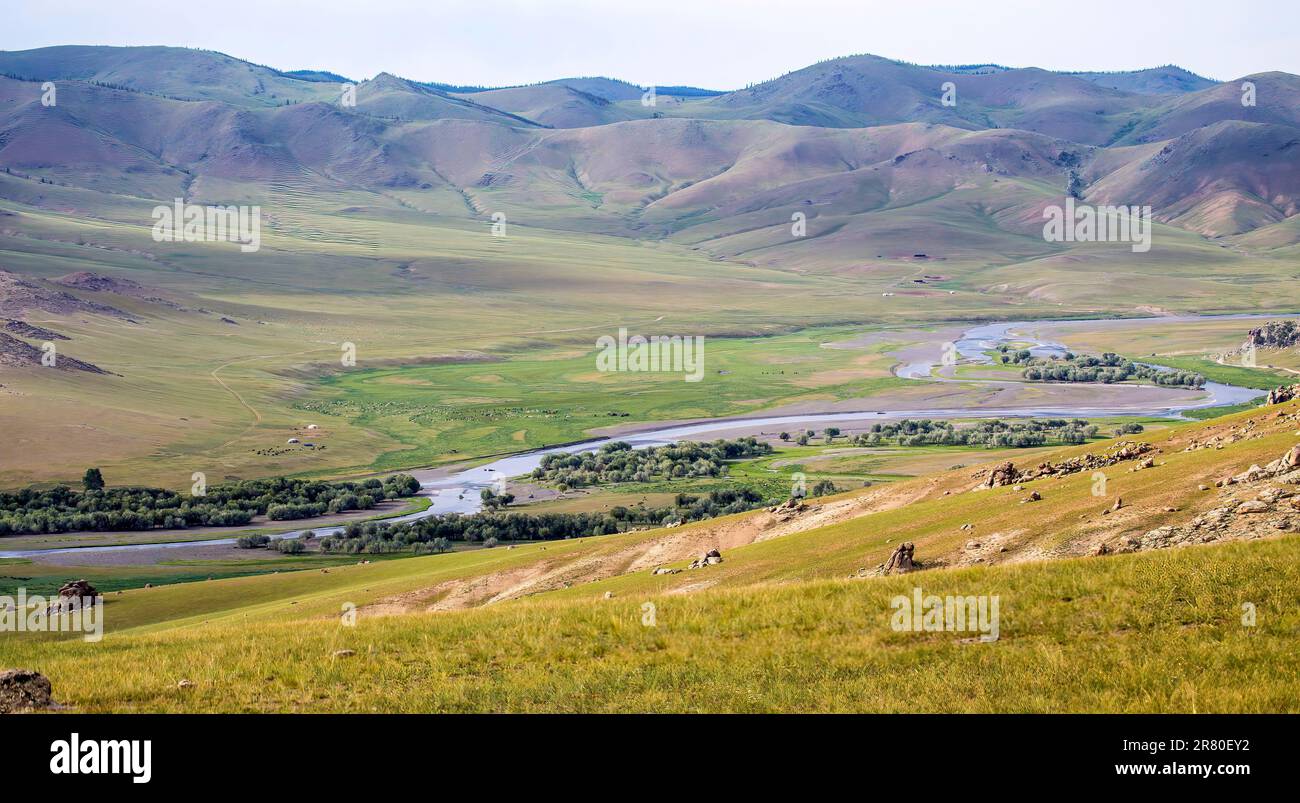 In the Orkhon valley Stock Photo - Alamy