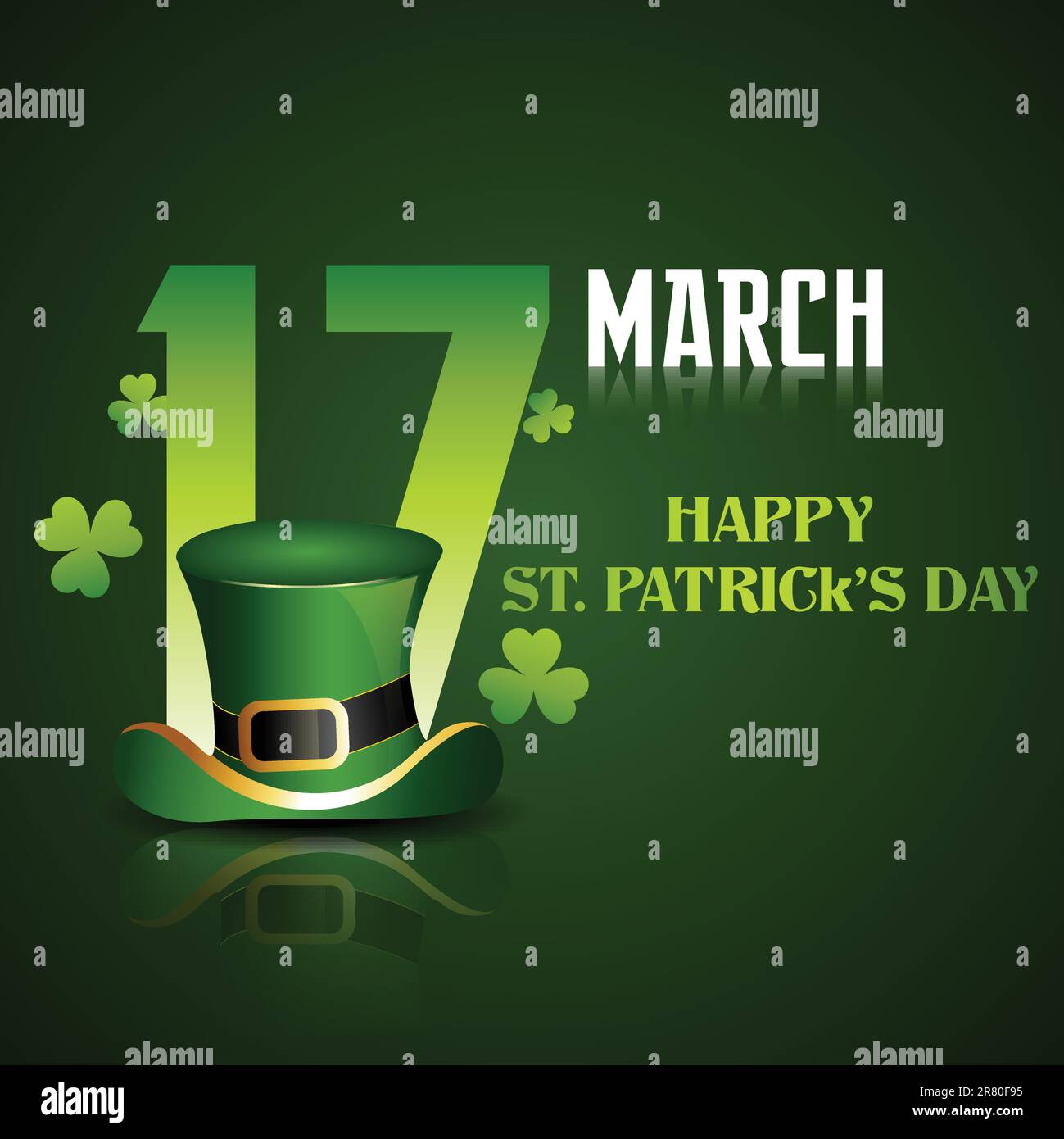 vector beautiful st patrick's day illustration Stock Vector Image & Art ...
