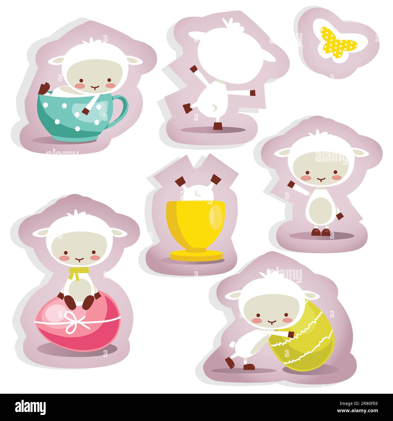Easter stickers hi-res stock photography and images - Alamy
