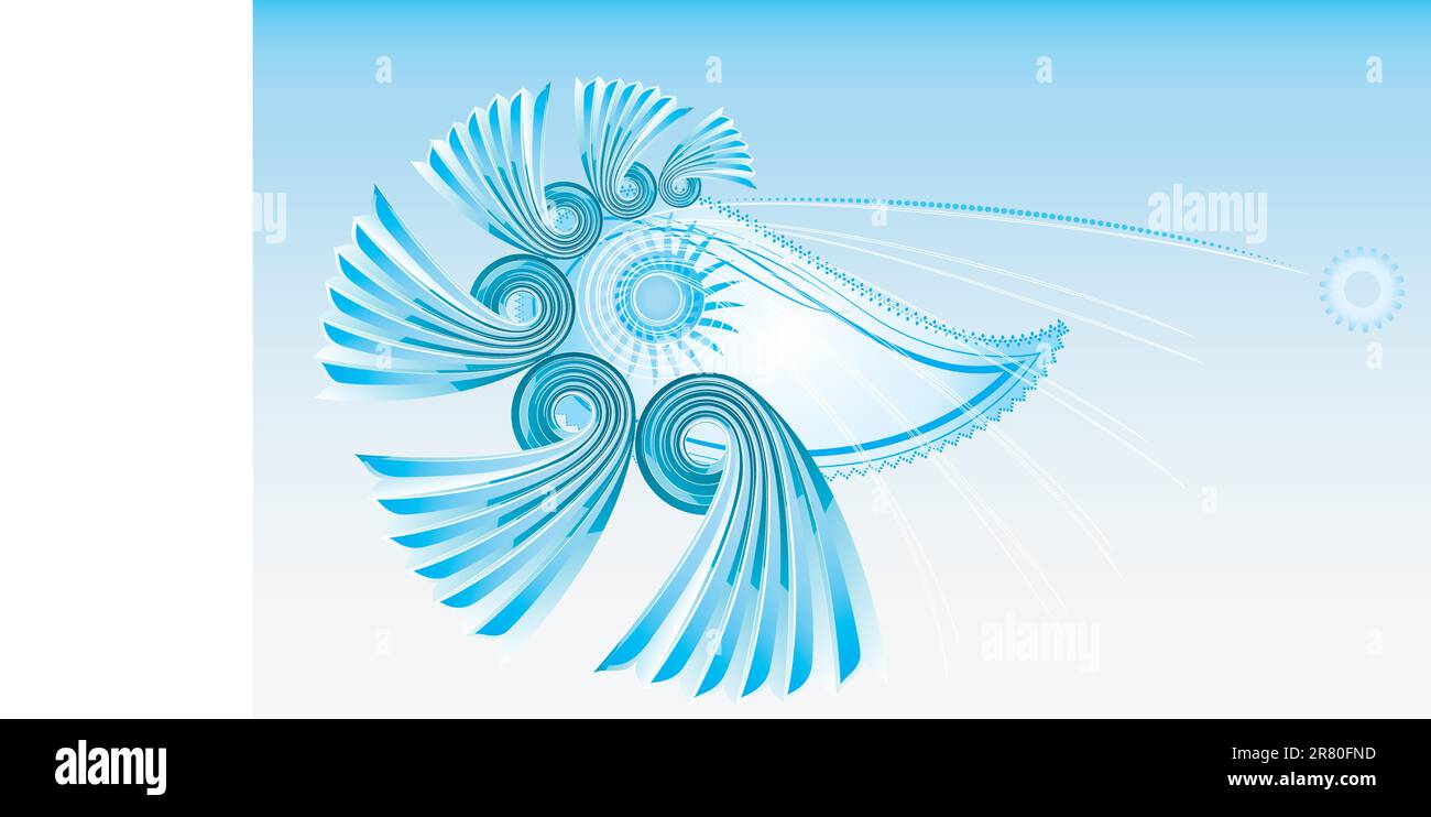 abstract blue line background vector Stock Vector Image & Art - Alamy
