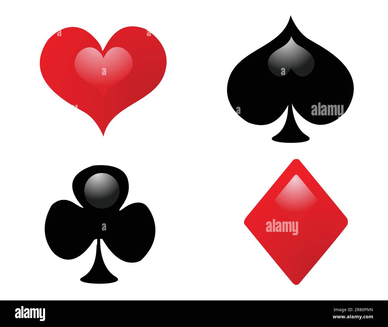 vector retro card suits Stock Vector Image & Art - Alamy