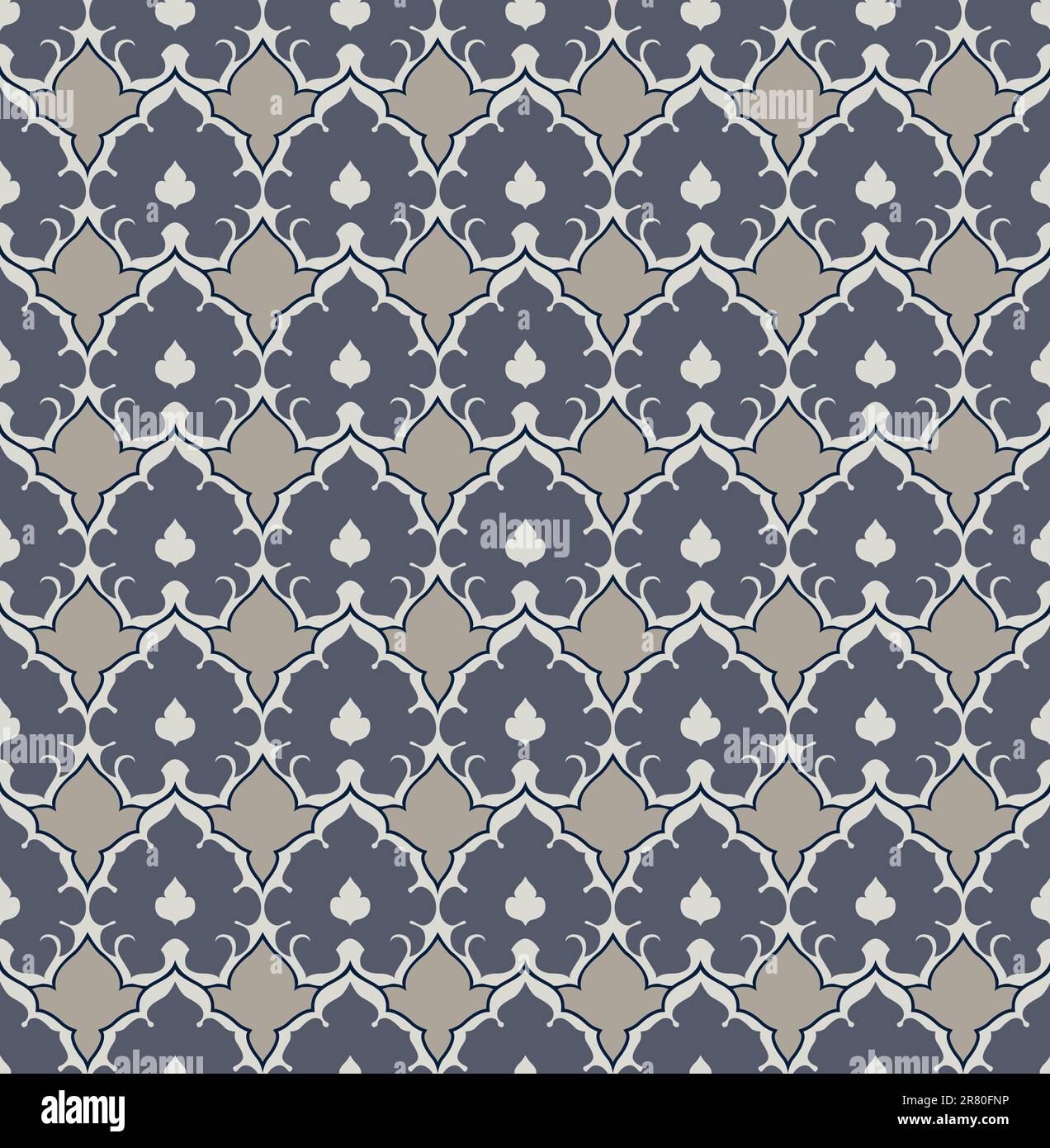 seamless background with colorful flower motif pattern Stock Vector ...