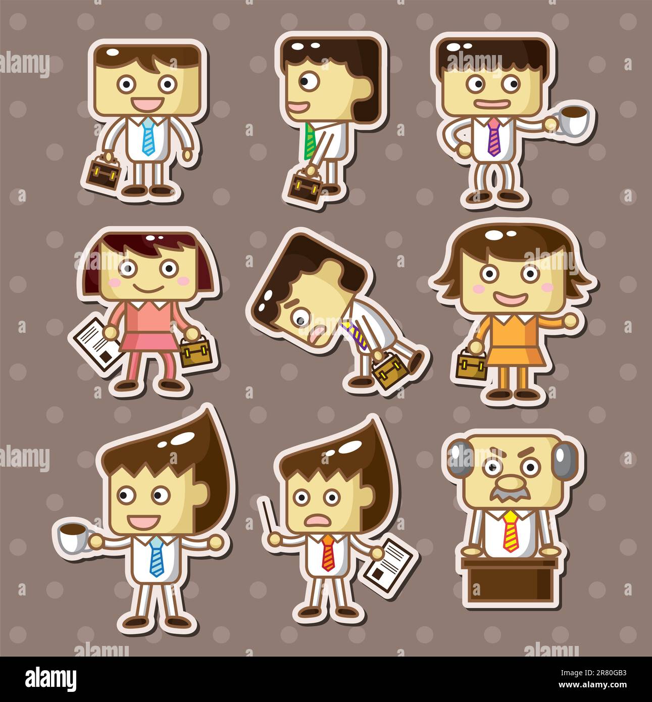 Worker bag Stock Vector Images - Alamy