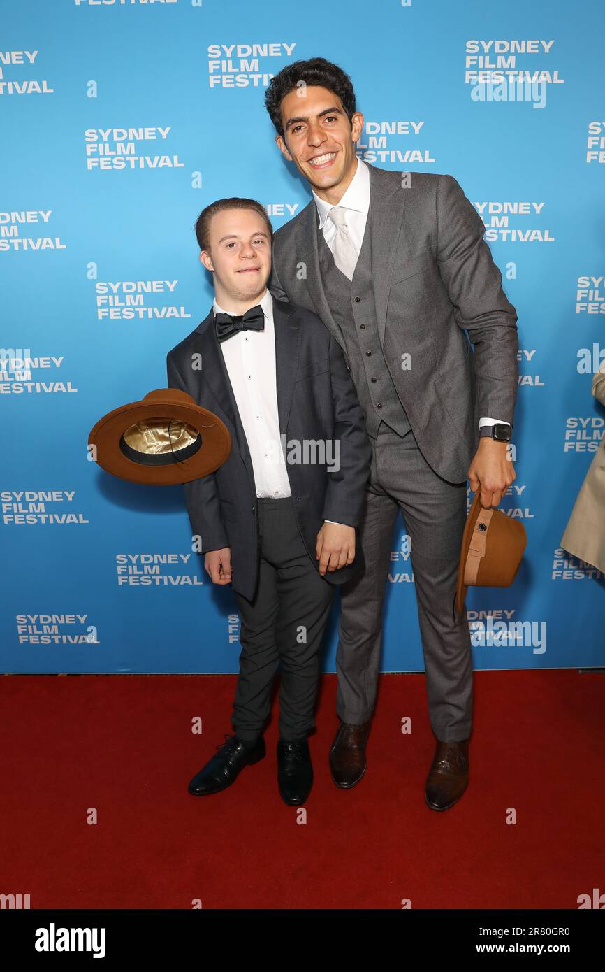 June 18, 2023: LUKE MAROUN and JULIAN MAROUN attends the Australian ...